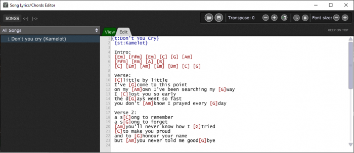 Gig Performer | How to use ChordPro files in Gig Performer